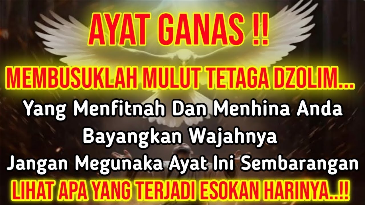 PUTAR SEKARANG JUGA AGAR ORANG DZOLIM TERKENA KARMA & AZAB OLEH ALLAH ...