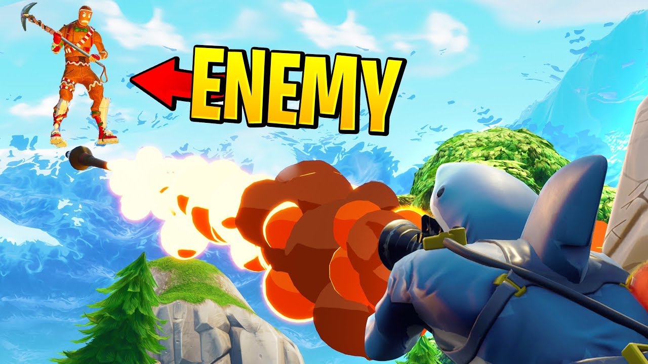 ROCKET RIDING ENEMIES LOL - YouTube