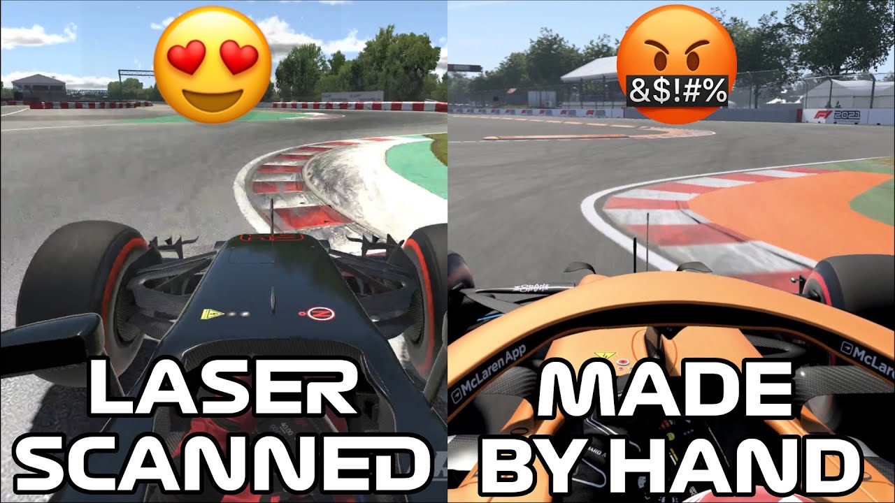 F1 2021 VS An Actual LASER SCANNED Track - YouTube