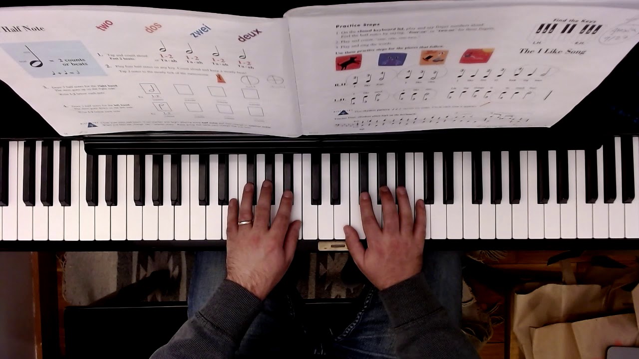 The I Like Song - Piano Adventures Primer Level Lesson Book p. 19 - YouTube