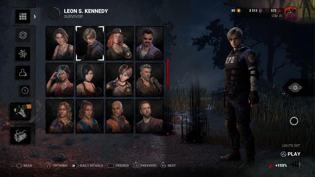 DbD-Leon Escapes Lights Out Trickster!!! - YouTube