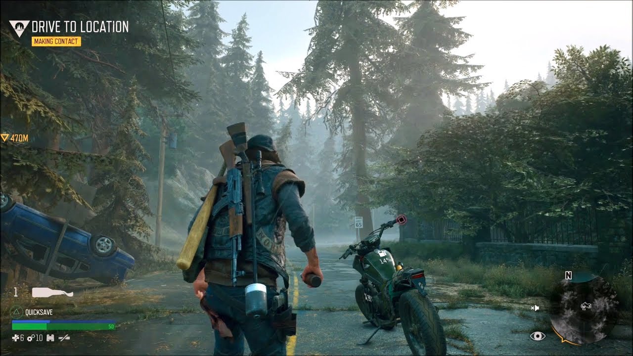 Days Gone - Rain - Open World Free Roam Gameplay (PS4 HD) [1080p60FPS ...