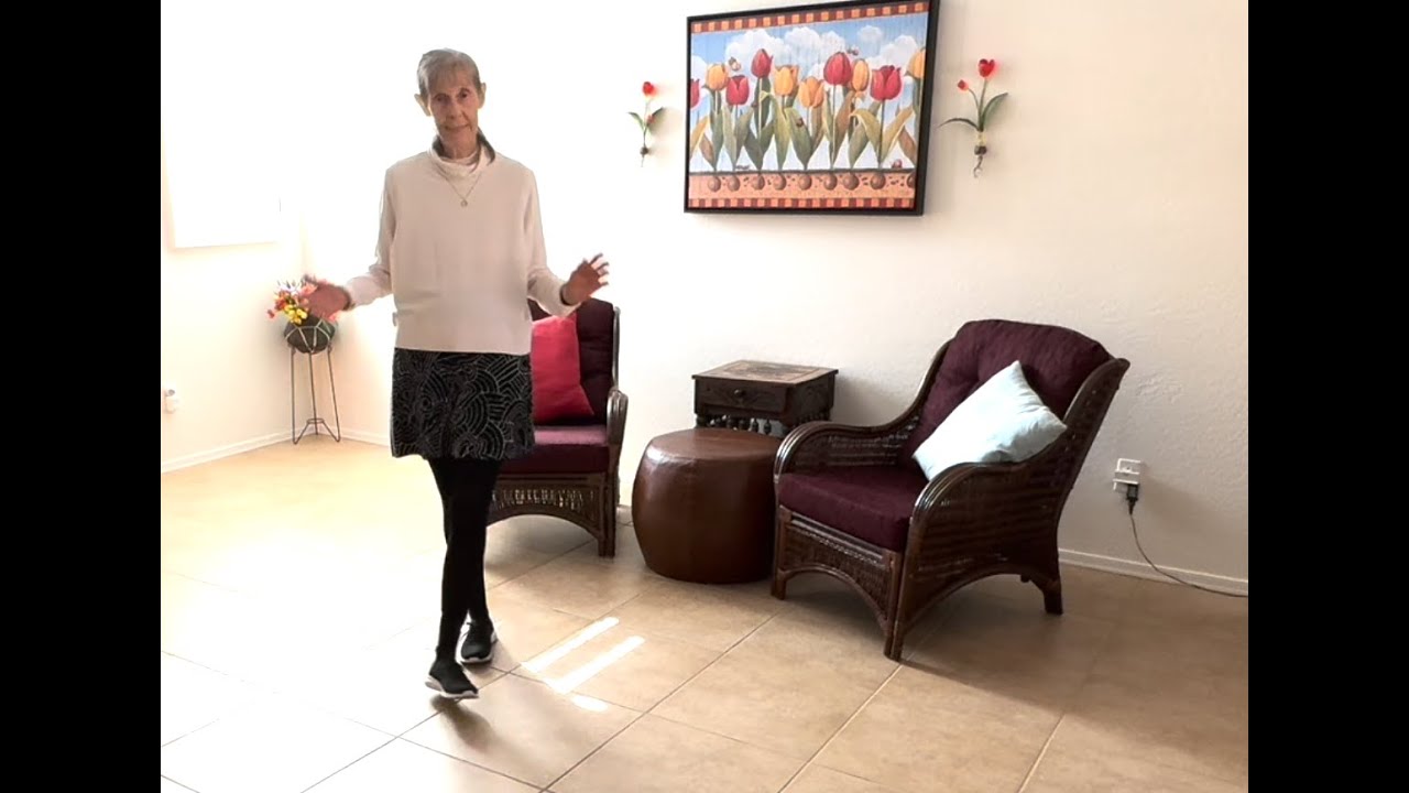 Absolute Beginner:Basic Beginner Line Dance Steps Demo - YouTube