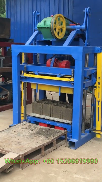 small manual cocnrete cement hollow block making machine for 6 inch ...