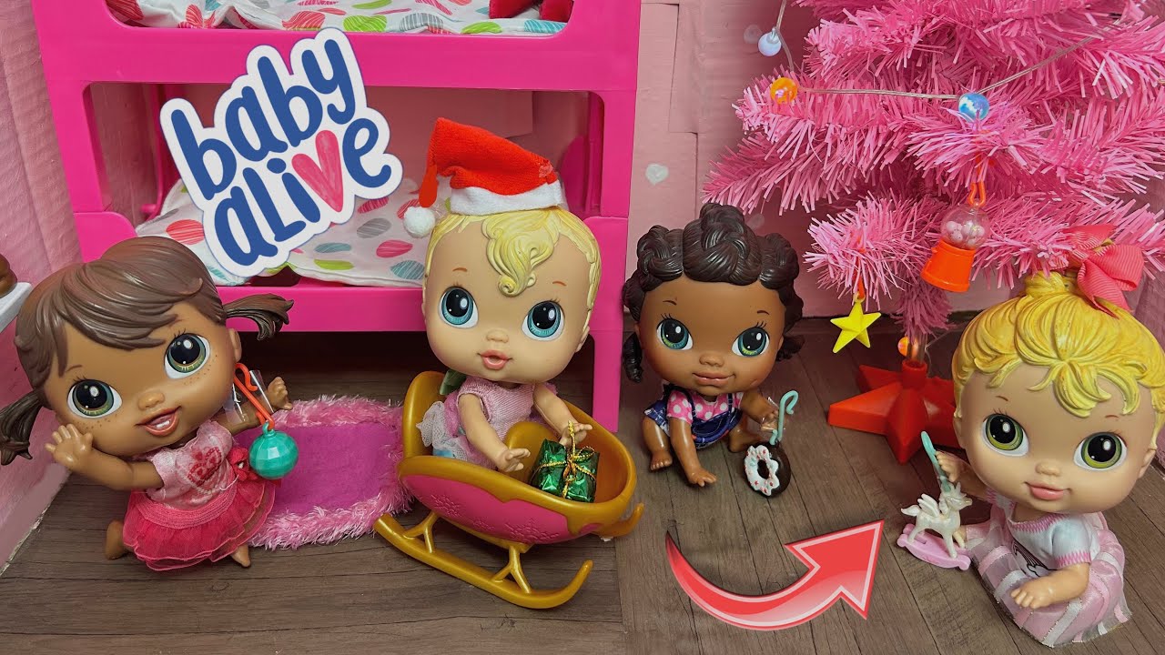 NEW Baby alive crib life dolls Morning routine ☀️ decorating for ...