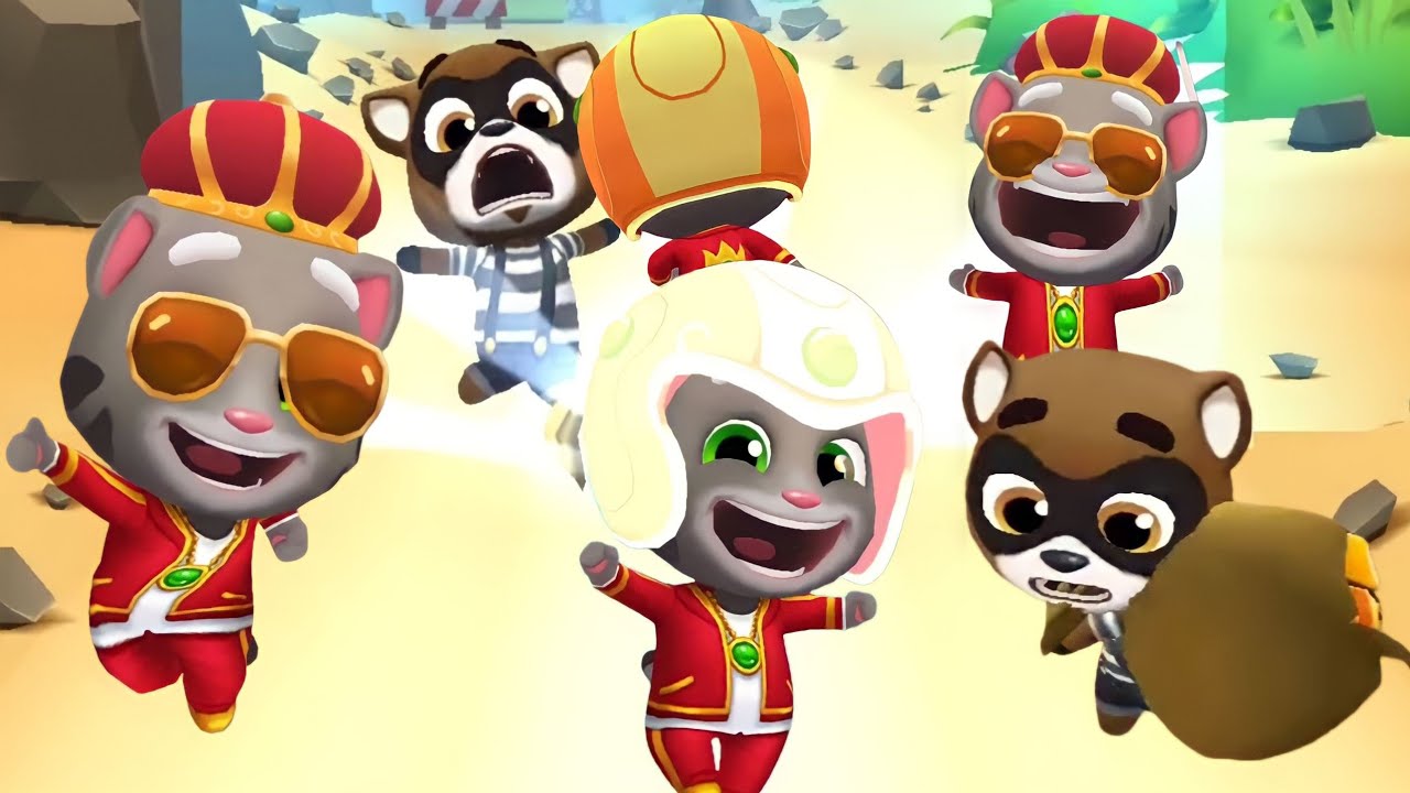 Play Fun!! My Talking Tom Gold Run || King Tom : Up Gameplay 2023 ...