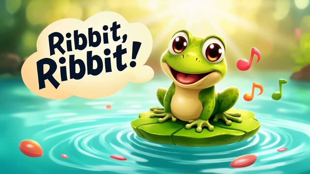 Ribbit, Ribbit 🐸 | Fun Frog Song for Kids | Tinker Tails Sing-Along ...