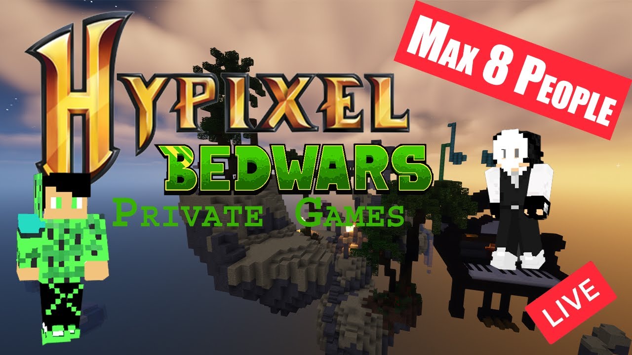 Going To do Some Hypixel Private Bedwars Games! Join Me! - YouTube