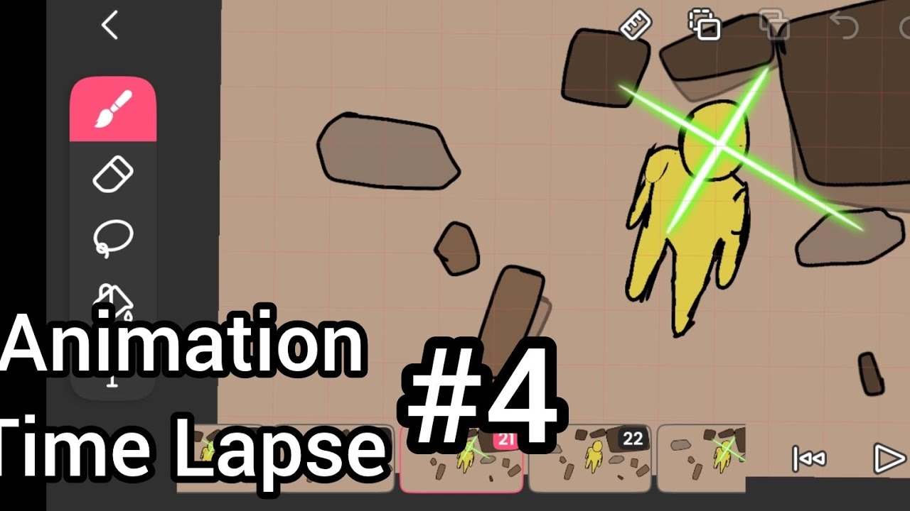 Animation Time Lapse #4 | #flipaclip - YouTube