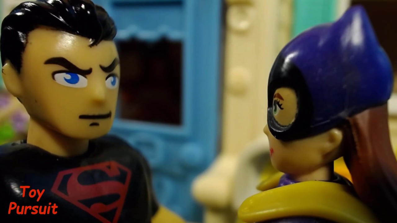 Imaginext Superboy and Batgirl after the Surprise Date Toy Video ...