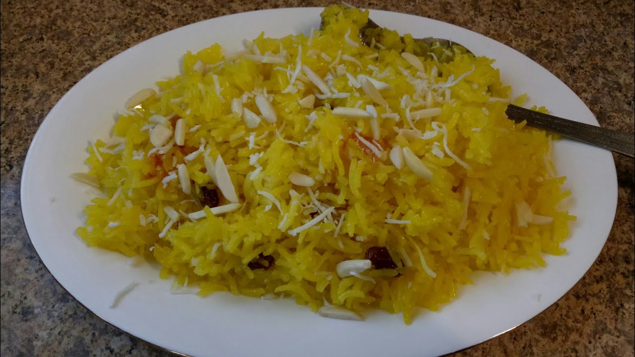 Zarda | Pakistani sweet rice recipe | meethay chawal | میٹھے چاول - YouTube