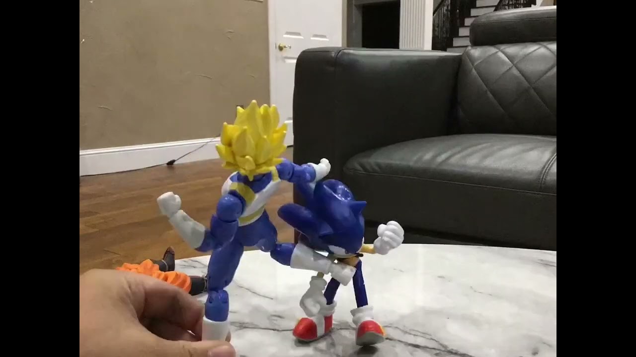 Sonic meets vegeta(audio by sonic David) - YouTube