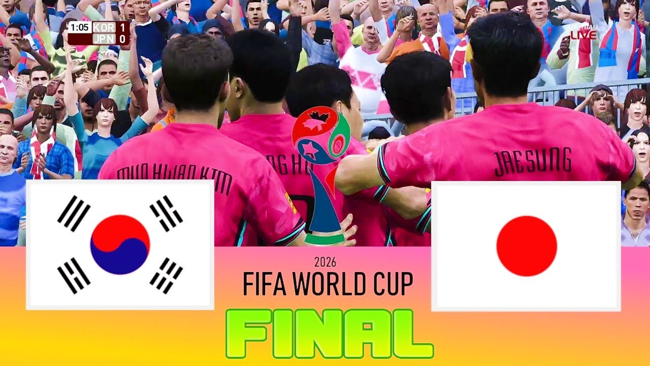 SOUTH KOREA vs JAPAN - Final FIFA World Cup 2026 | Full Match All Goals | Football Match - YouTube