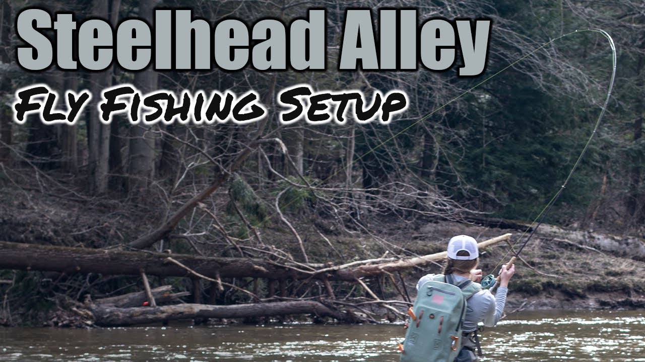 Fly Fishing Rig For Lake Erie STEELHEAD - How To Set Up A Fly Rod For ...