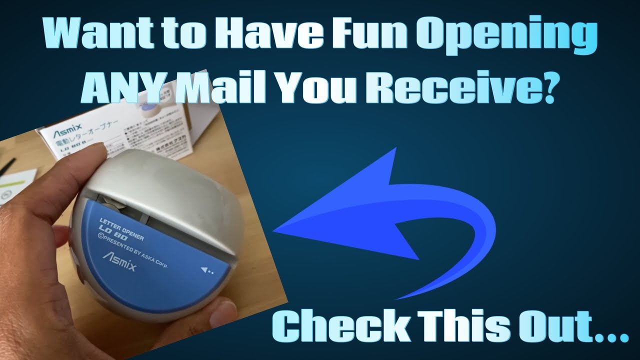 I Discovered An Amazing Electric Letter Opener: Making Life Easier- One ...