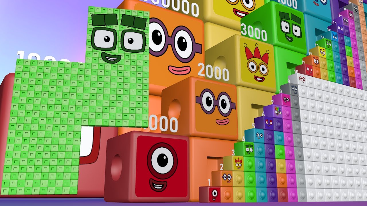 Numberblocks Puzzle Step Squad 400 400,000 20,000,000 MILLION BIGGEST ...