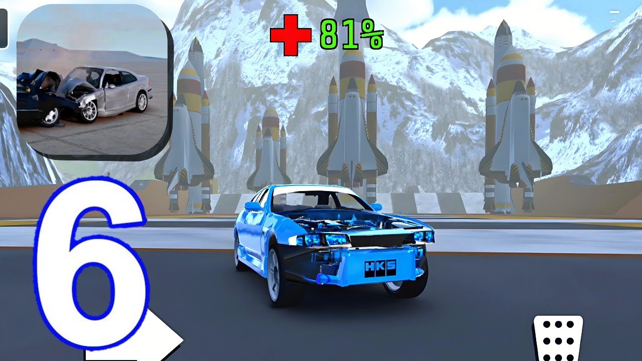 Car Crash Royale - Gameplay Walkthrough, Mount Map (iOS, Android) - YouTube