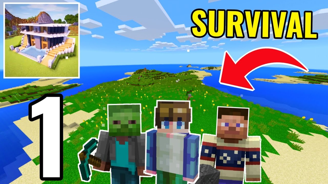 Craft World - Survival On Small ISLAND - Part 1 - YouTube