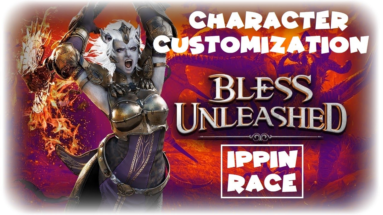 BLESS UNLEASHED - Ippin Race Character Customization - YouTube