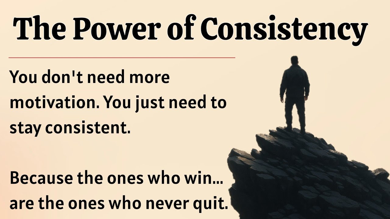 The Power of Consistency || Graded Reader || Improve Your English ...