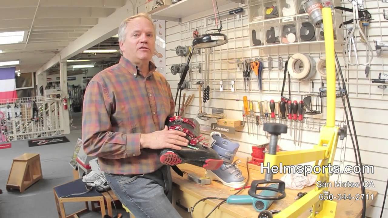 How To Stretch and Customize a Ski Boot Shell - YouTube