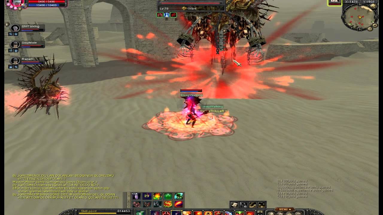 Elite Silkroad - Wizard/Warlock Lv80 Grind at Lv78 Mob - YouTube