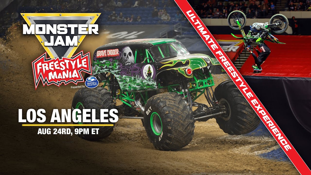 Monster Jam Freestyle Mania: Los Angeles, CA - 5 (Full Event) | Aug 24 ...