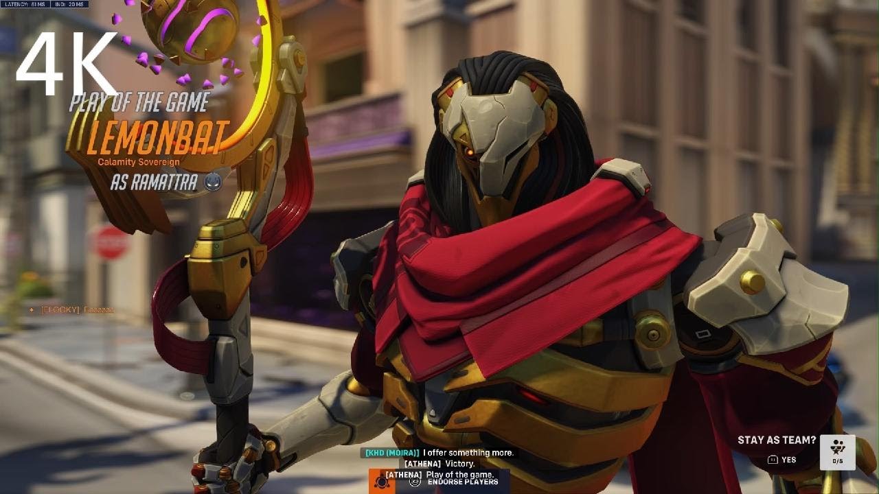 RAMATTRA competitive gameplay 4K - overwatch 2 - YouTube