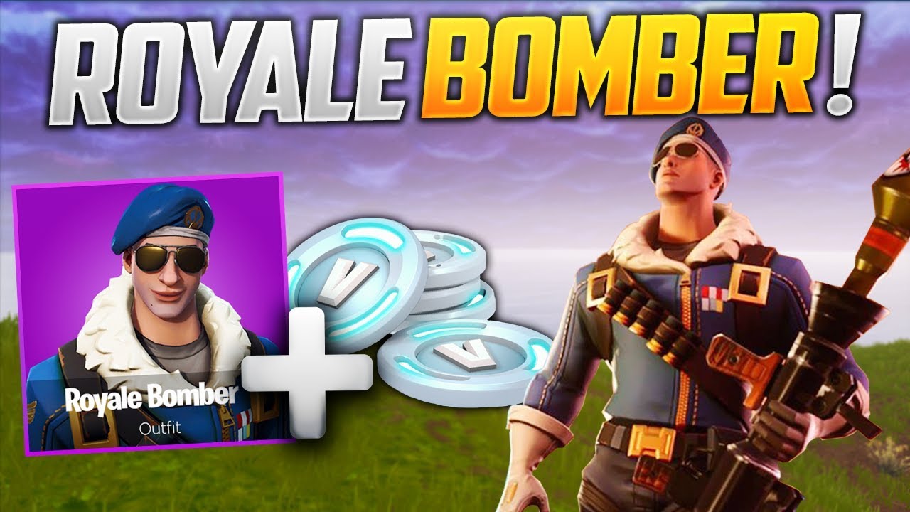 COMMENT AVOIR LE SKIN "ROYALE BOMBER" SUR FORTNITE BATTLE ROYALE ...
