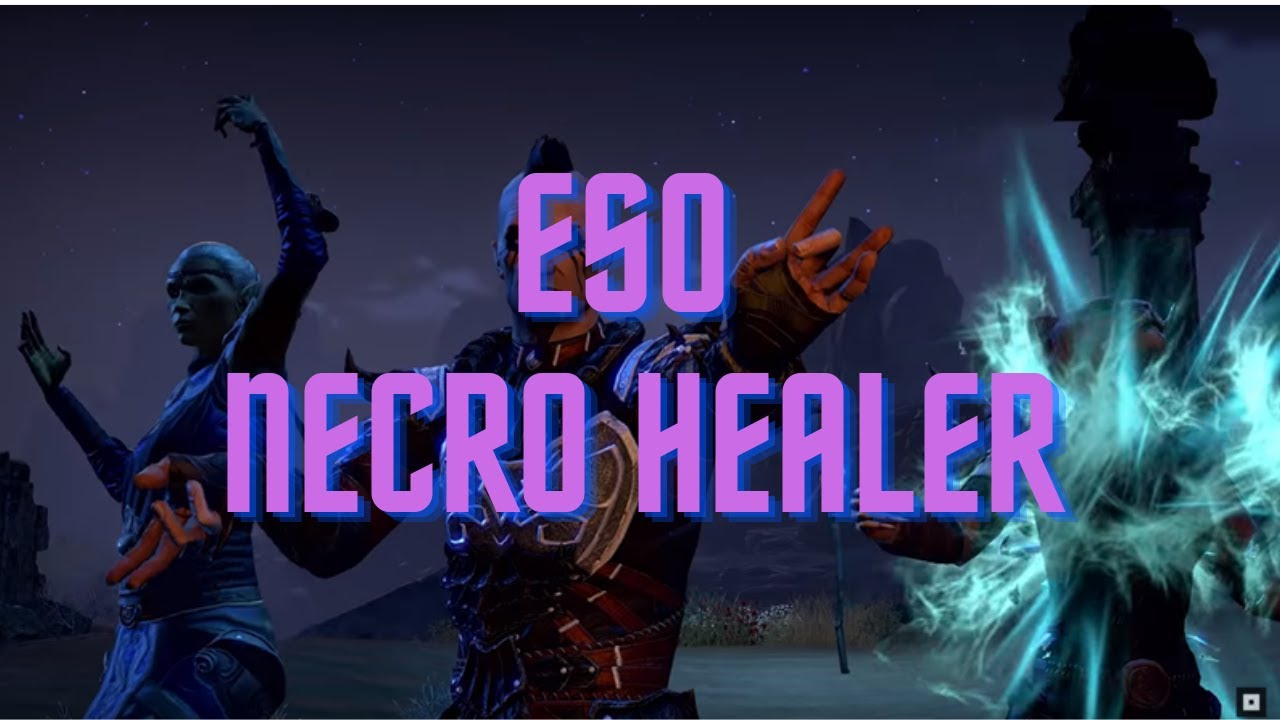 ESO Necromancer Healer Build (Trial Gear) - YouTube
