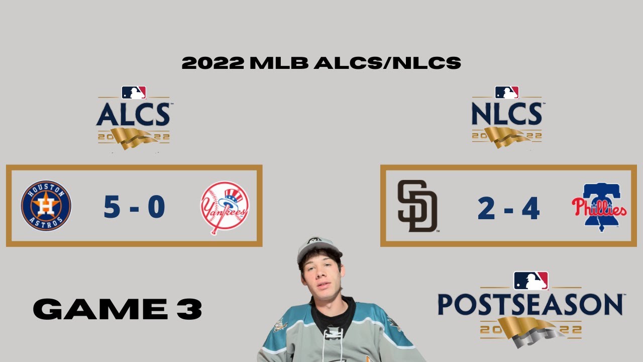 Both 2022 MLB ALCS/NLCS Game 3 Matchups! - YouTube