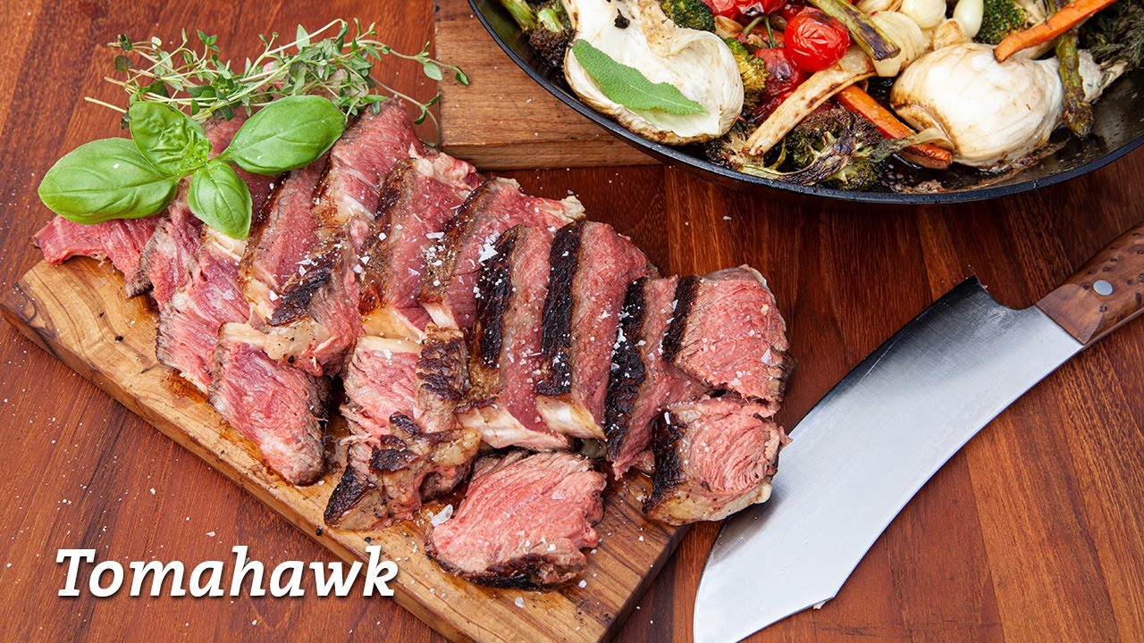 Tomahawk Steak – OFYR Grill - YouTube