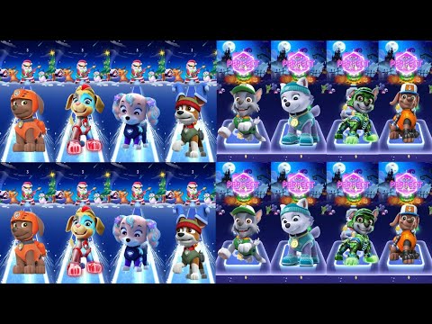 ZUMA 🆚 ROCKY 🆚 SKYE 🆚 TRACKY 🆚 ROCKY 🆚 EVERAST TILES HOP EMD RUCH GAME ...