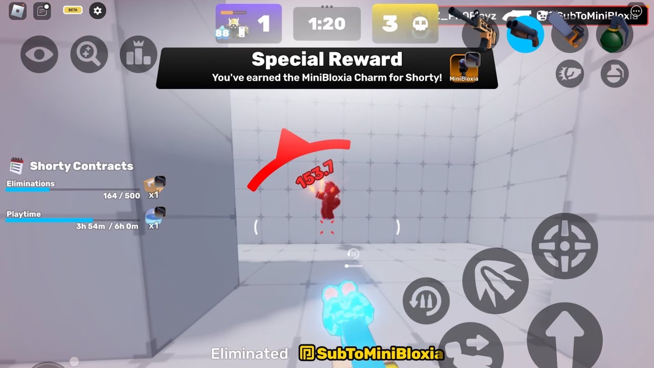 I MET @MiniBloxia IN ROBLOX (RIVALS) *reupload* - YouTube