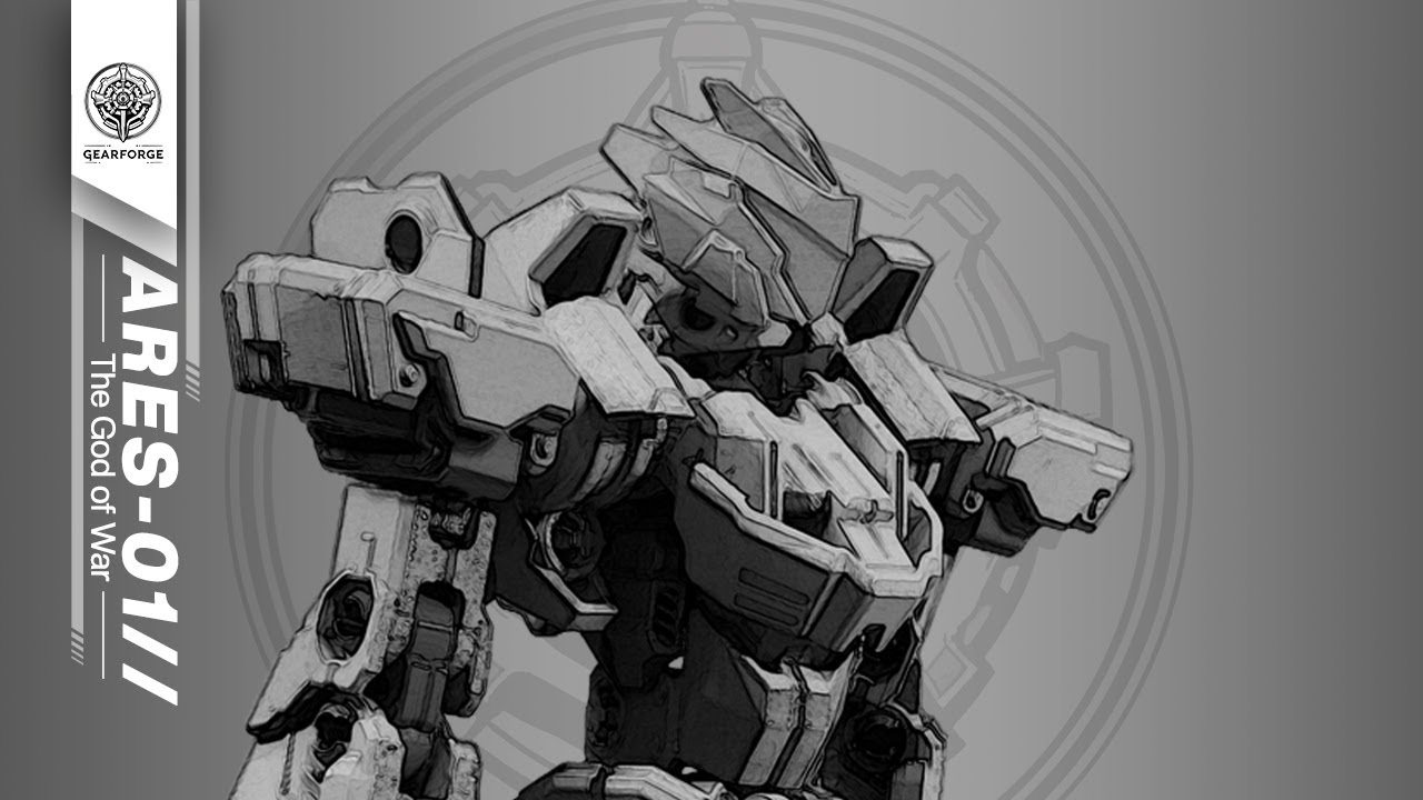 ARES-01: The God of War || Modular 3D-Printed Mecha ||【Gearforge】 - YouTube