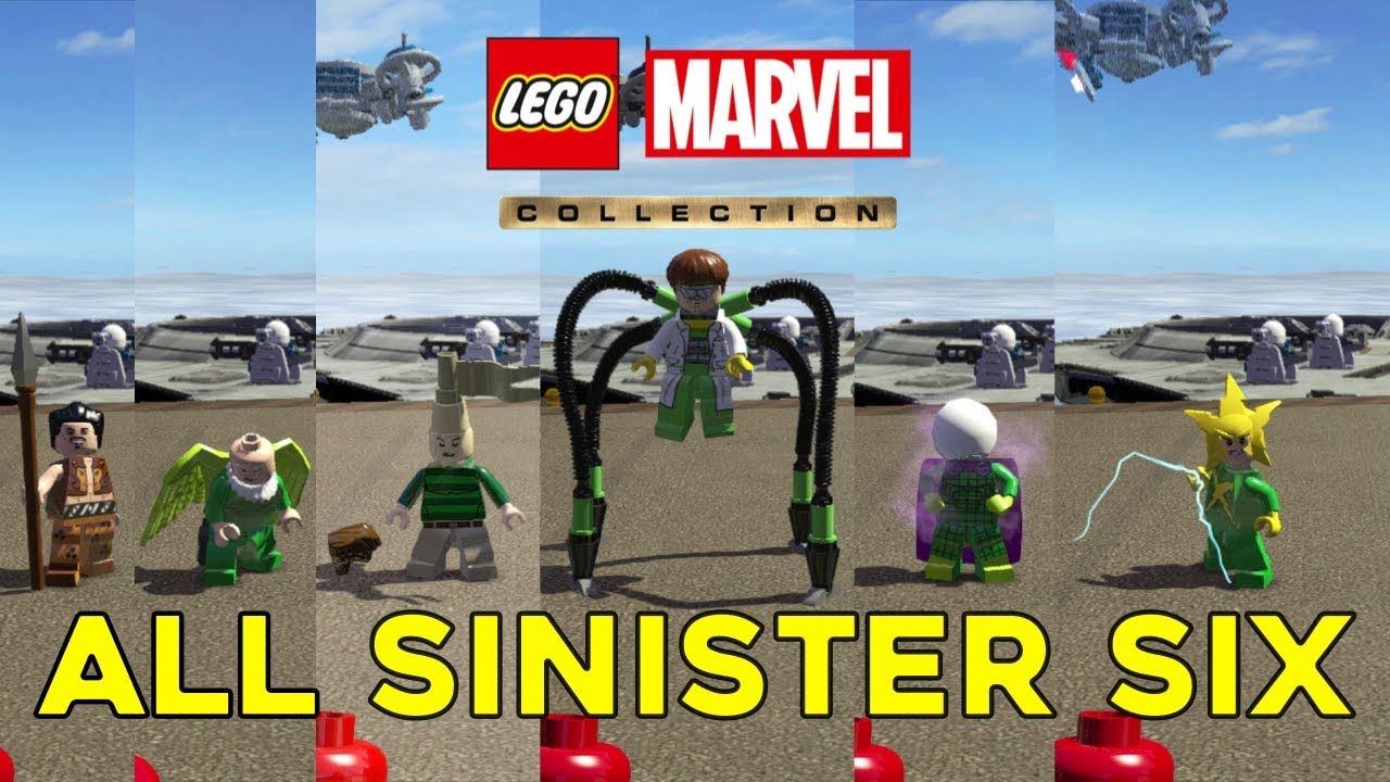 All Sinister Six Characters - LEGO Marvel Collection - YouTube