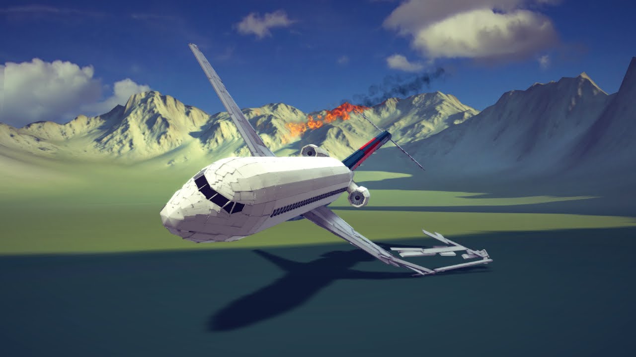 Besiege Realistic & Fictional Plane Crashes 1# - YouTube