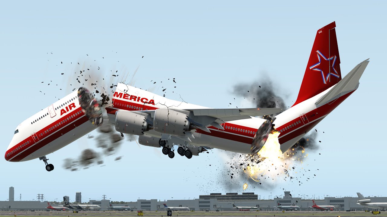 Incredible Emergency Landing From Boeing 747 | X-PLANE 11 - YouTube