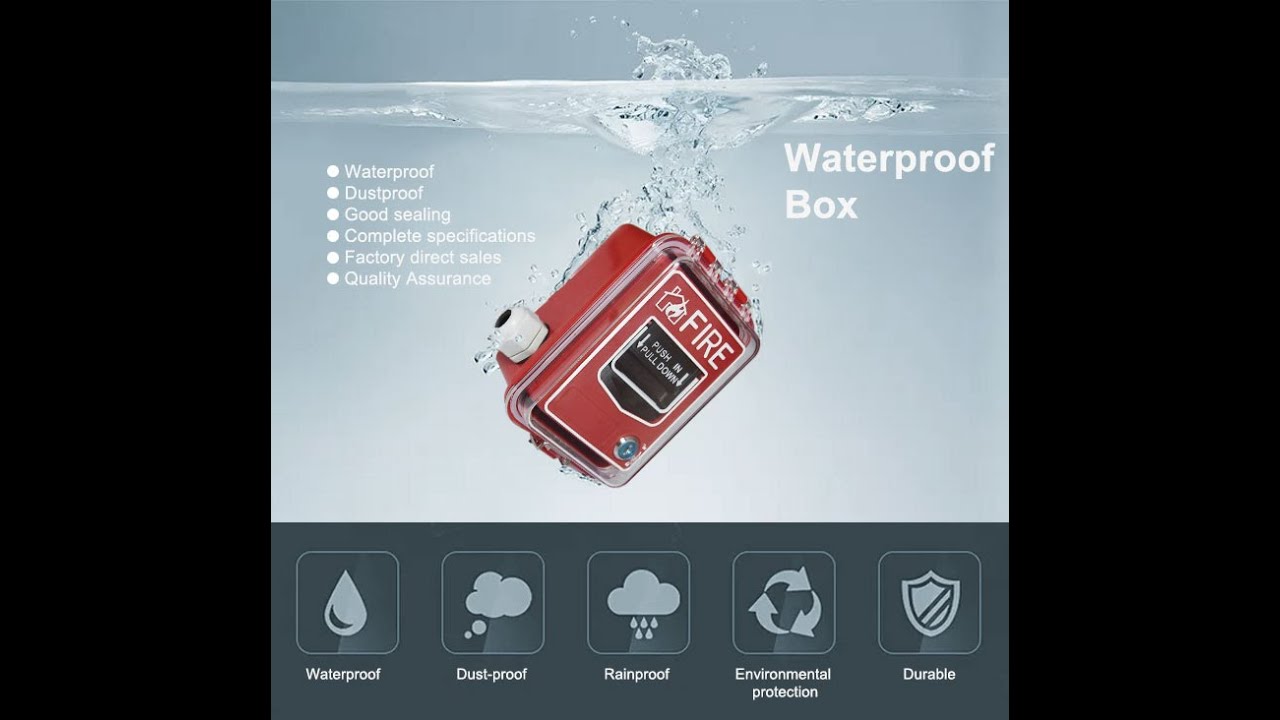 Waterproof box waterproof test - YouTube