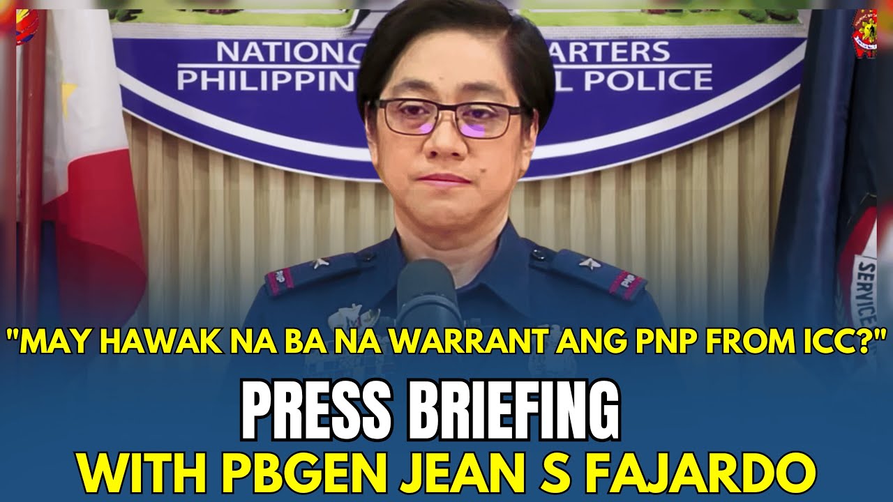 PRESS BRIEFING with PBGen JEAN S FAJARD0 (Chief PNP Spokesperson and ...