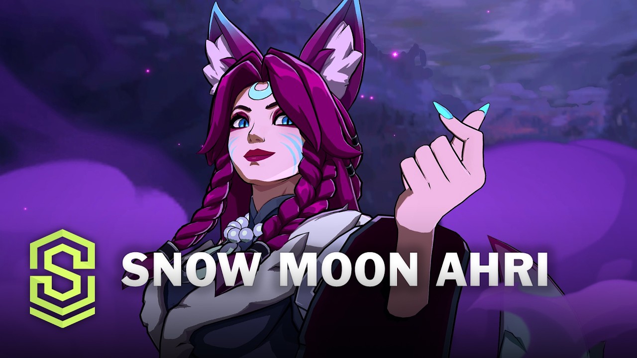 Snow Moon Ahri 2XKO Skin Spotlight - YouTube