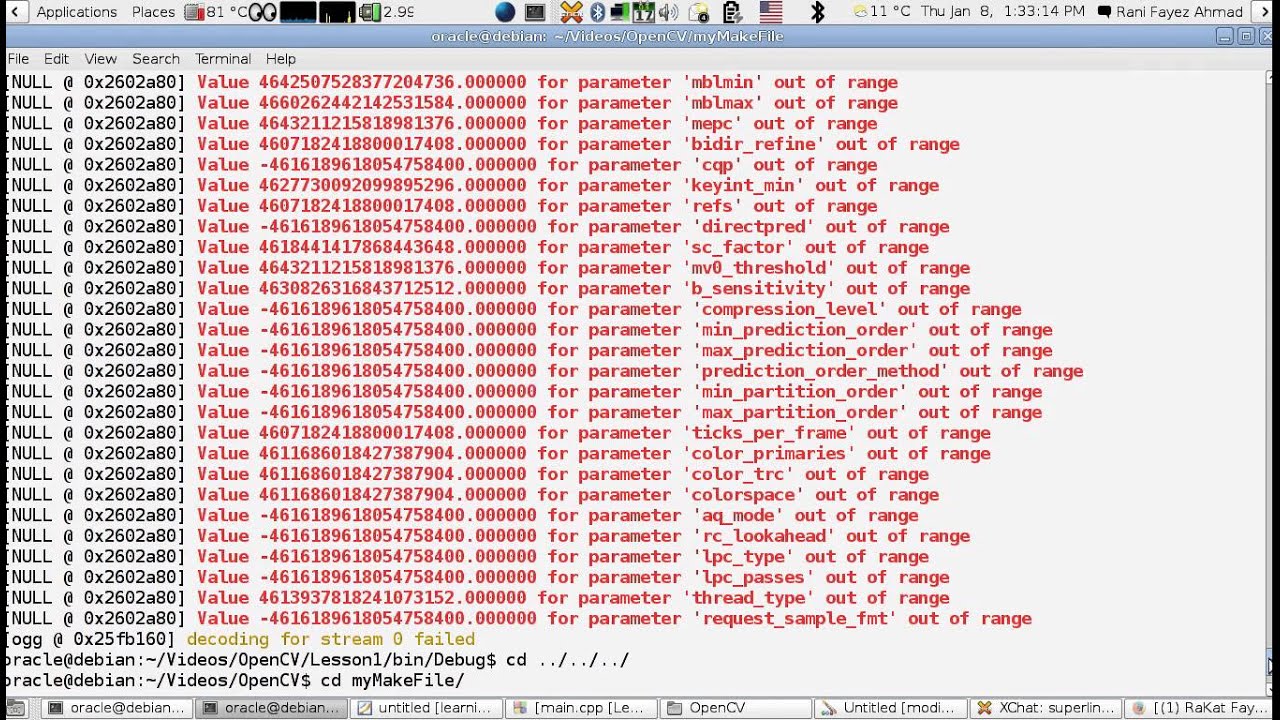 OpenCV Using C++ Lesson 6 : Using Makefile To Compile (Arabic Version) - YouTube