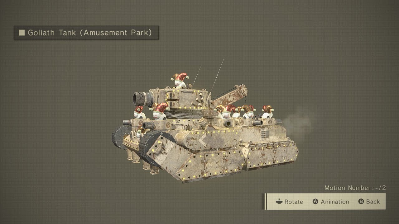 NieR Automata | Game | Units | Goliath Tank (Amusement Park) - YouTube