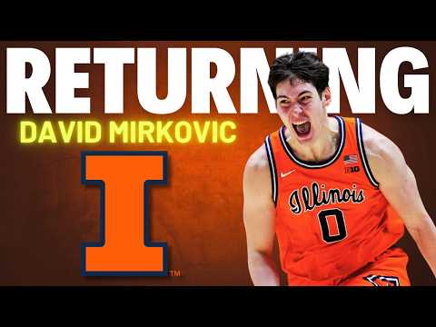 David Mirkovic Announces He Is Returning To Illinois!