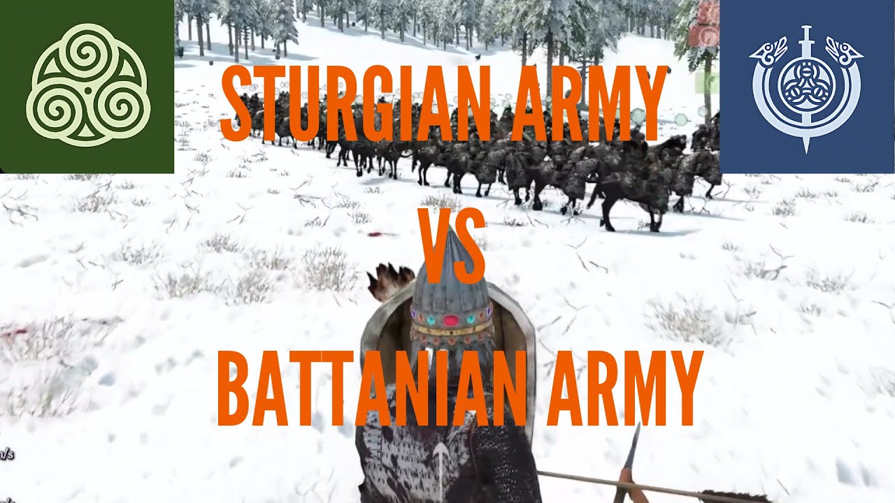 Battanian Army vs Sturgian Army | Mount & Blade 2: Bannerlord - YouTube