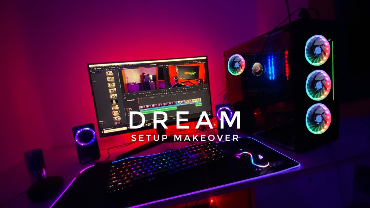DREAM SETUP MAKEOVER - YouTube