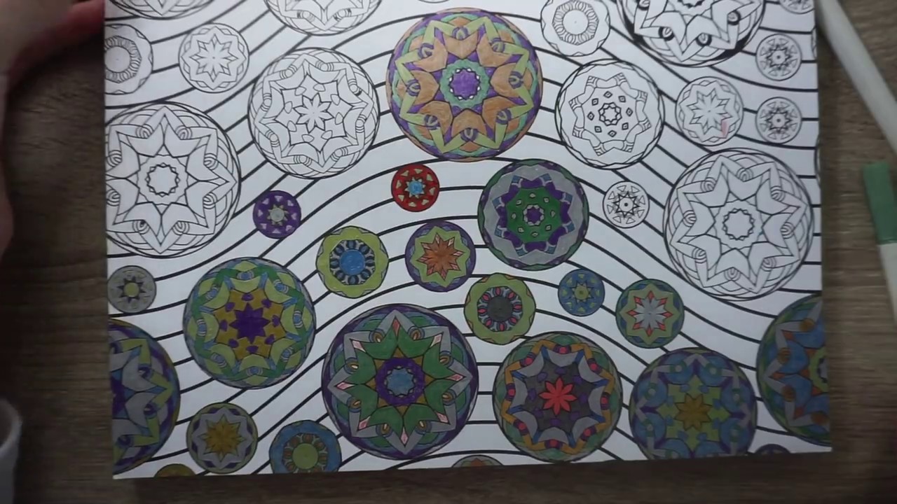 Colouring book for adults by Sky Constellation - YouTube