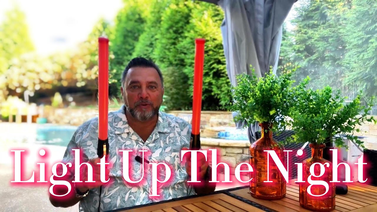 Bright 21'' LED Traffic Wands for Safe, Clear Control 2 Pack - YouTube