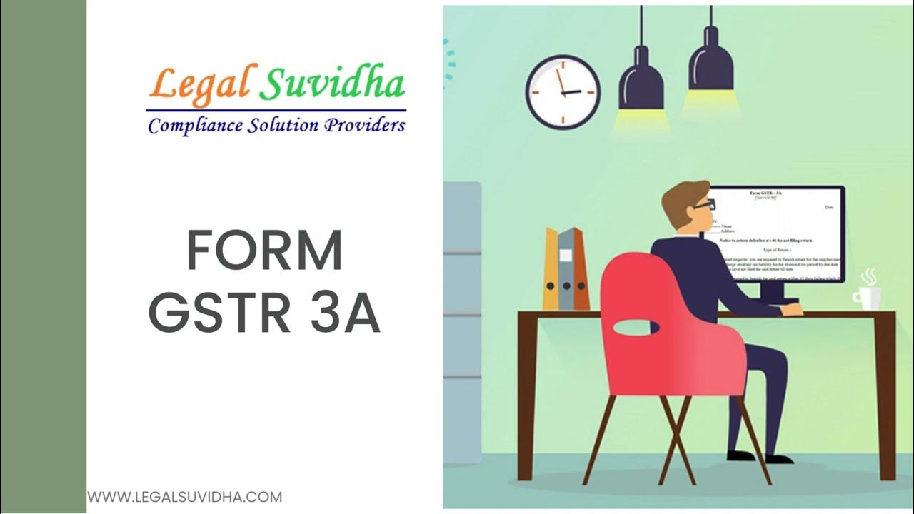 Notice Form GSTR 3A - YouTube