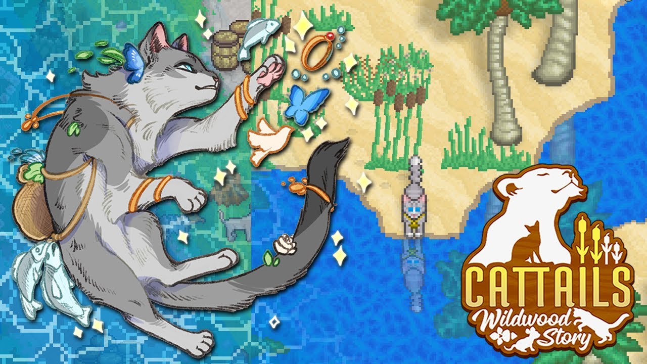 Scratching at the SECRETS of Our Wild Cat Island!! 🐱🌳 Cattails ...